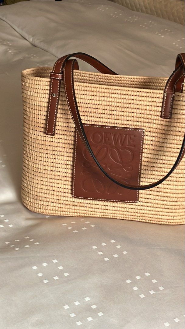 LOEWE straw bag, Luxury, Bags & Wallets on Carousell