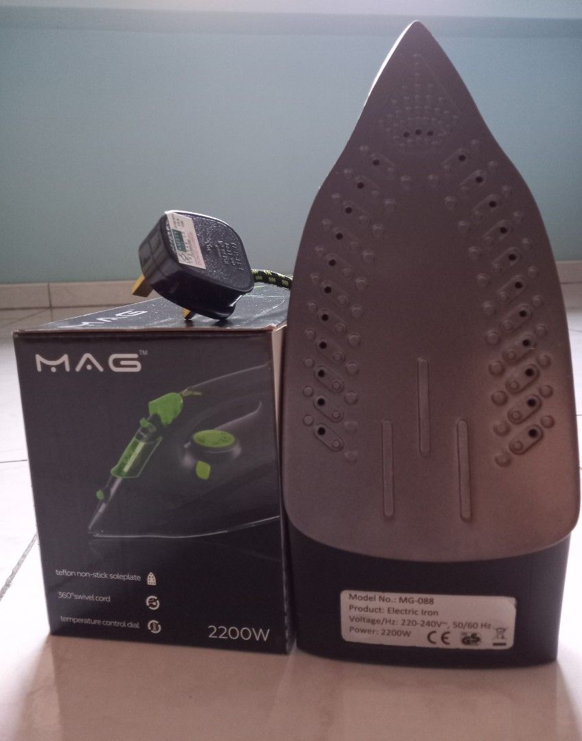 MAG Electric Iron 2200W, TV & Home Appliances, Irons & Steamers on ...