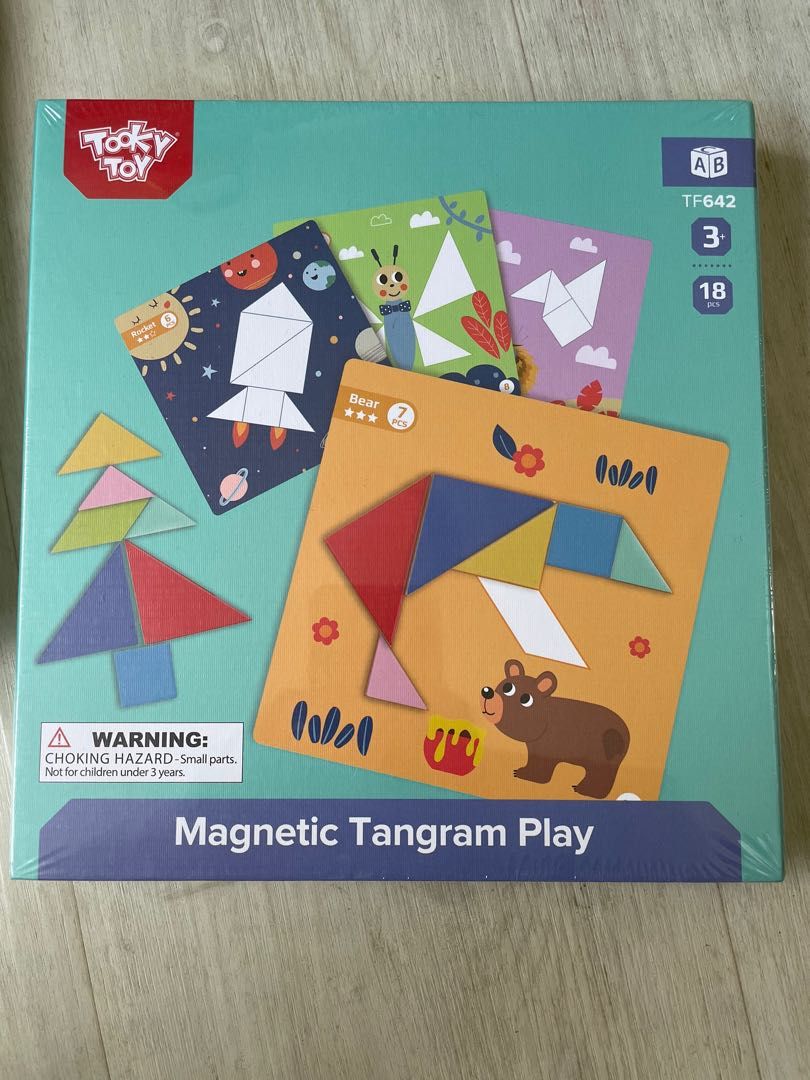 Magnetic Tangram, Babies & Kids, Infant Playtime on Carousell