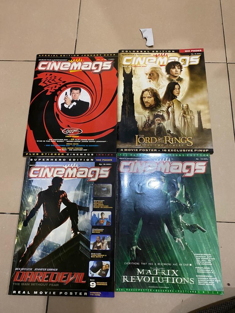 Majalah Film Cinemags Tahun 2003 (Tanpa Poster), Buku & Alat Tulis ...