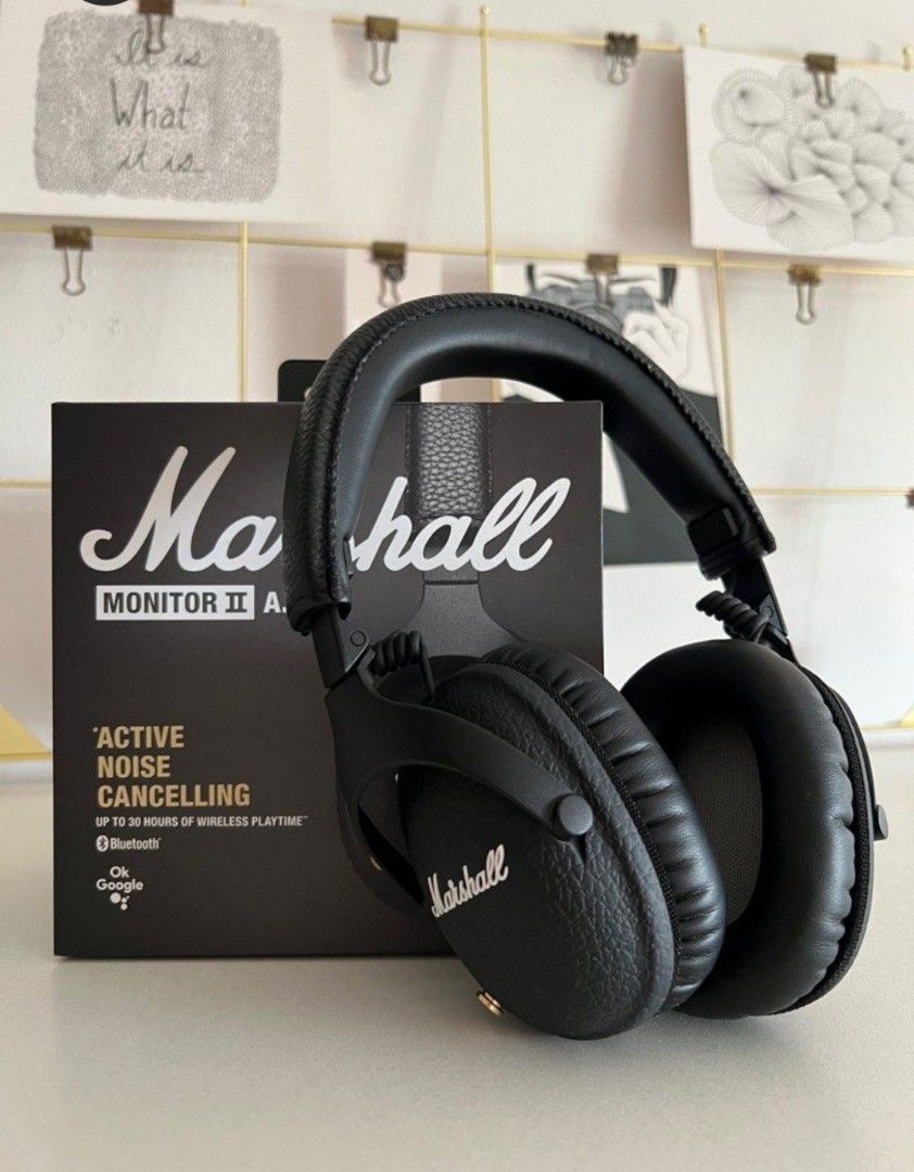 Marshall Monitor II ANC, Audio, Headphones & Headsets on Carousell