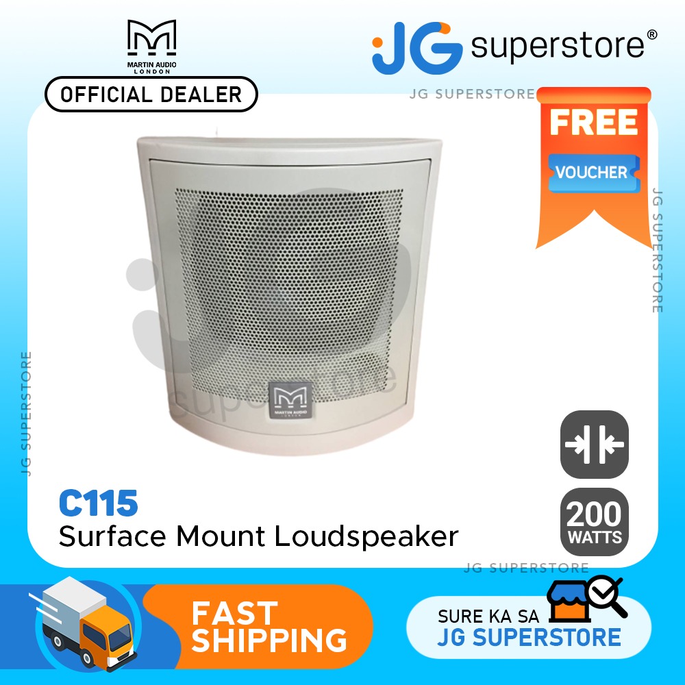 Martin Audio C115 200W 5" Ultra Compact Surface Monitor Mini ...