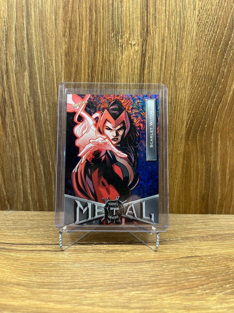 Marvel chase cRd - Spider-Man metal series Scarlet Witch Grandiose and ...