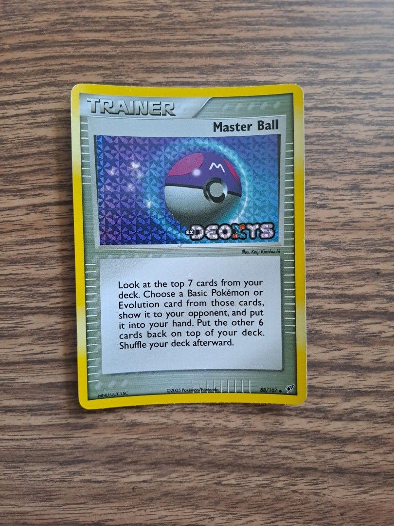 Masterball Vintage Pokemon Card, Hobbies & Toys, Toys & Games on Carousell