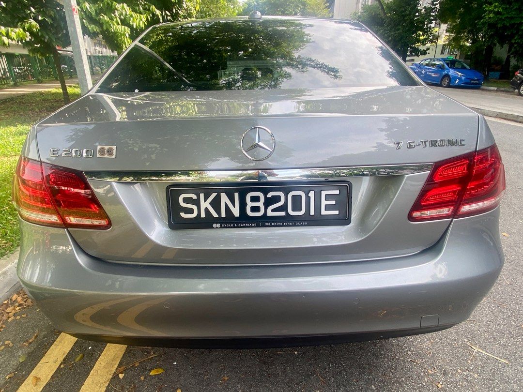 Mercedes Benz E200 7 G-tronics (PERSONAL/PHV usage), Cars, Car Rental ...