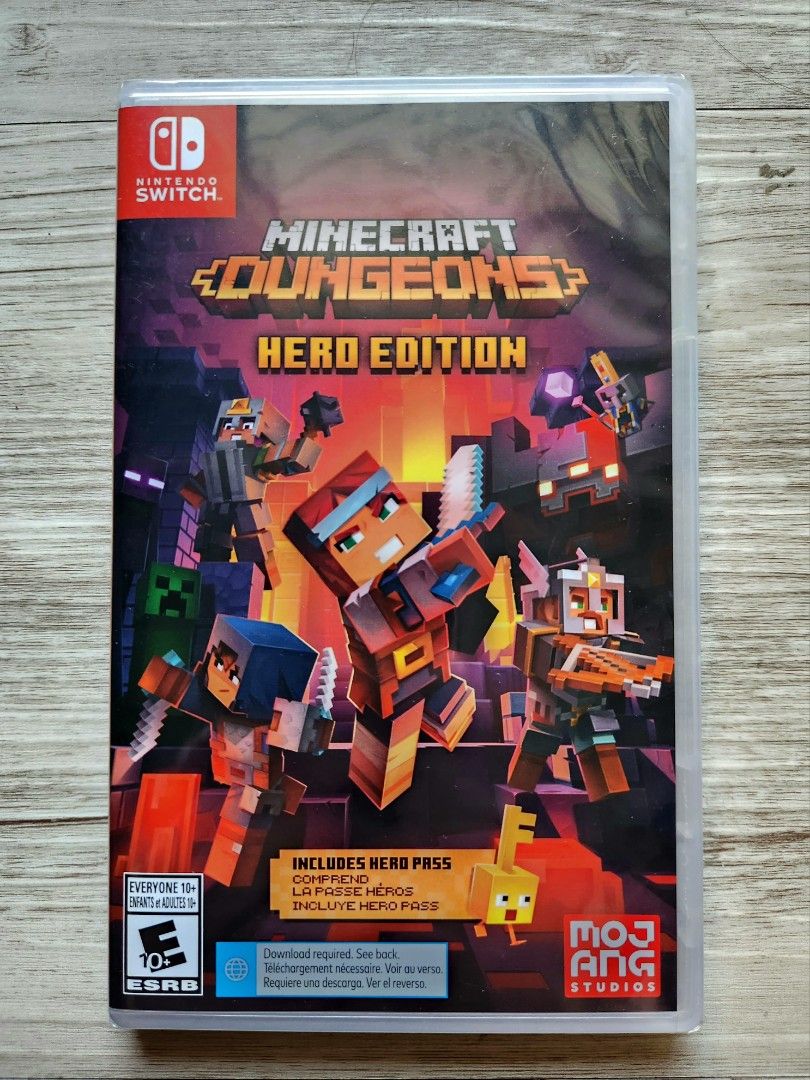 Minecraft Dungeons Hero Edition, brand new sealed!, Video Gaming, Video ...