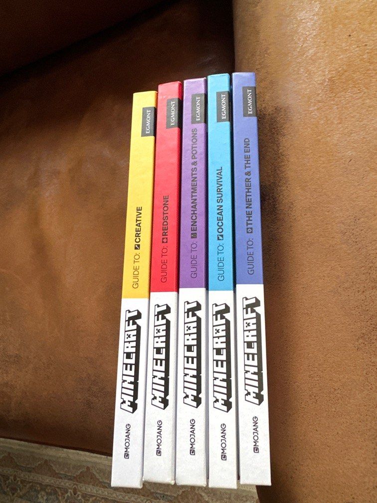 Minecraft Guidebooks Set of 5, Hobbies & Toys, Books & Magazines ...