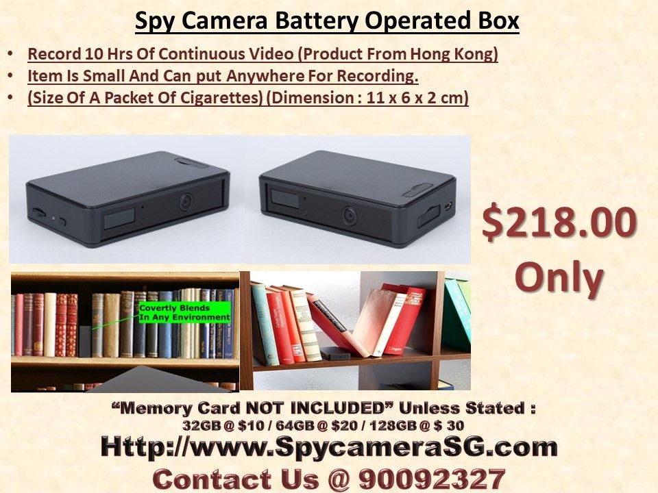 Mini camera box with attach Camera, Photography, Video Cameras on Carousell