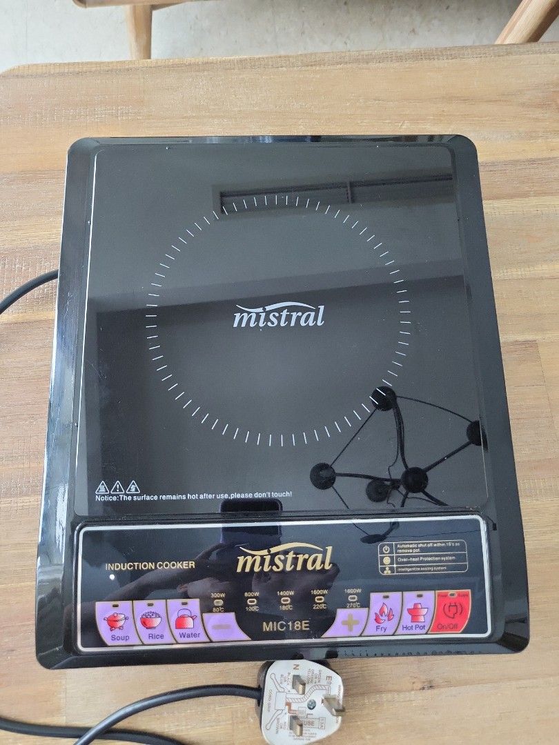 Mistral Induction Cooker, TV & Home Appliances, Kitchen Appliances ...