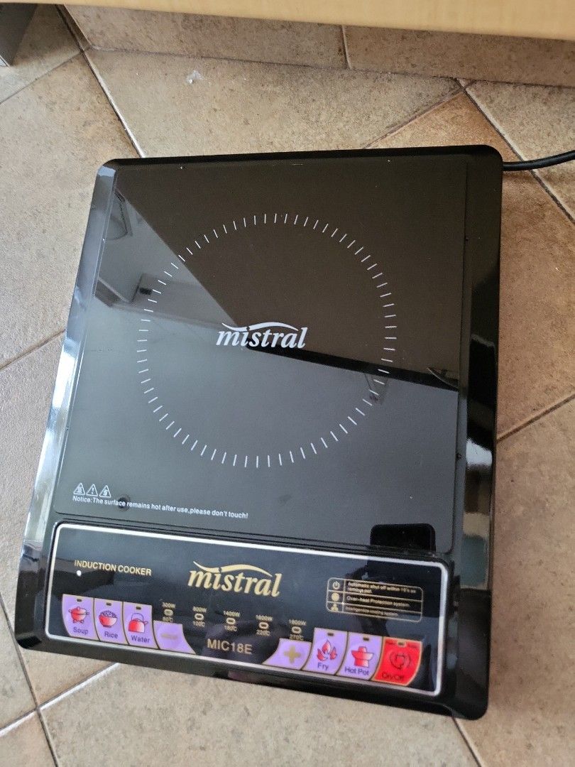 Mistral Induction Cooker, TV & Home Appliances, Kitchen Appliances ...