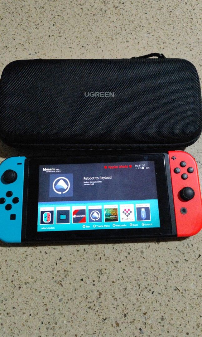 Modded Nintendo Switch 256GB storage with carrier, Video Gaming, Video ...