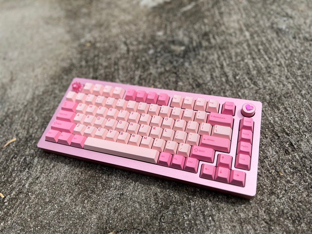 Monsgeek M1 Pink Barebones, Computers & Tech, Parts & Accessories ...