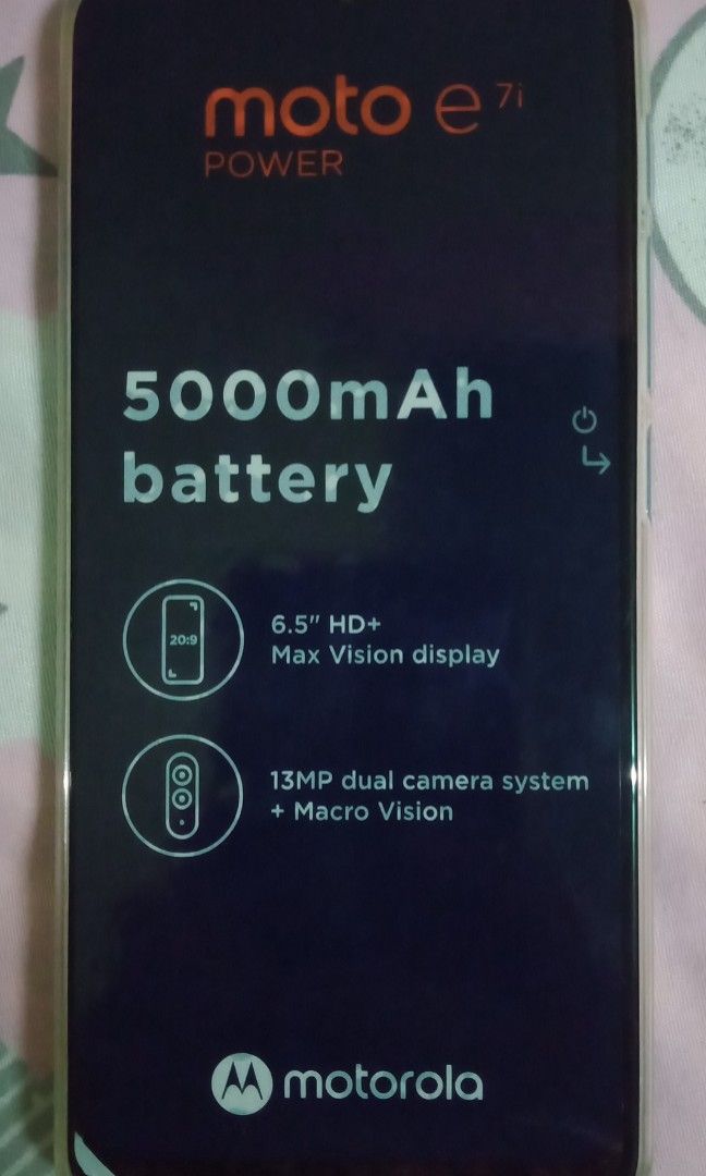 Moto e7i power on Carousell