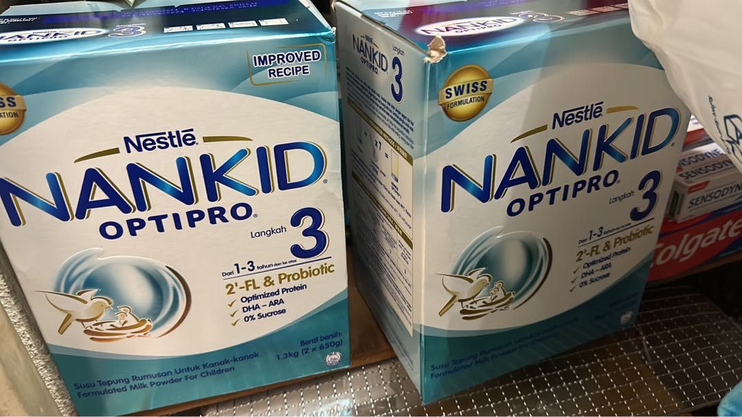 Nankid Optipro 3 (1.2kg per box), Babies & Kids, Nursing & Feeding ...