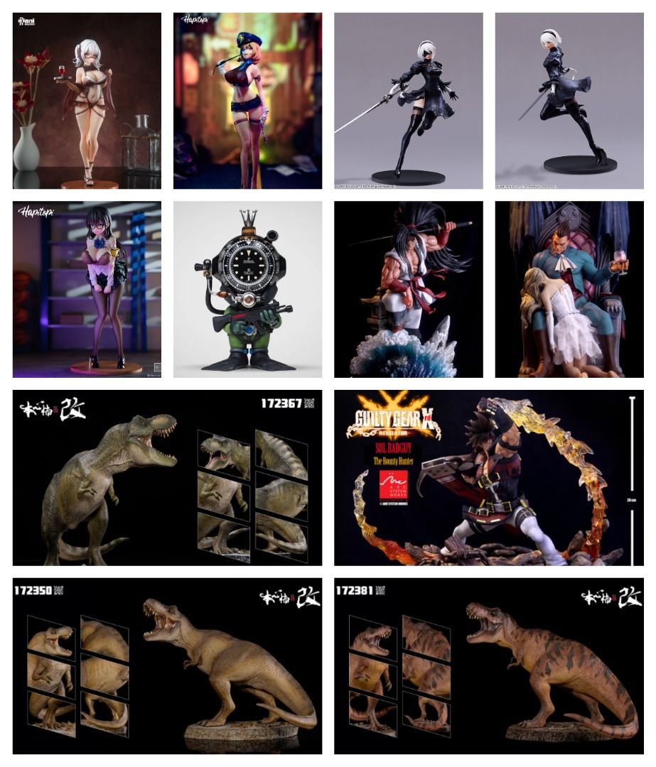 New Pre Order - Model Kit Bat Signal, Nanmu Studio Dinosaur, Statues ...