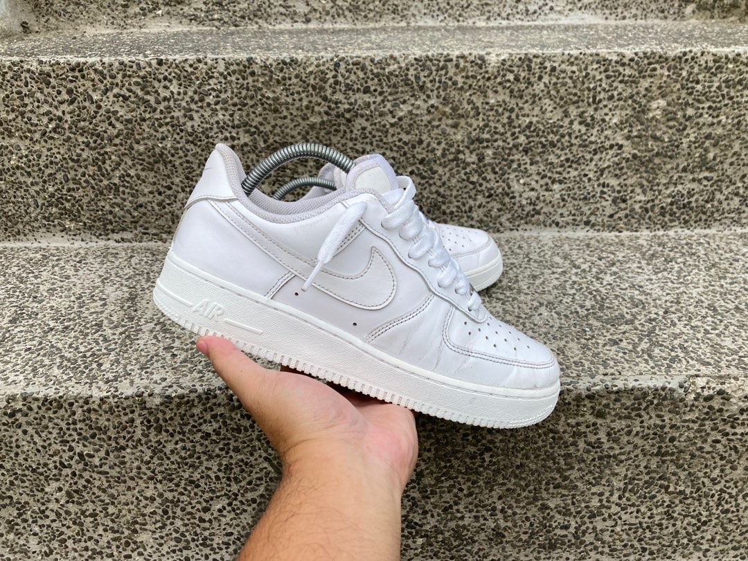 Nike AF1 Triple White, Men's Fashion, Footwear, Sneakers on Carousell