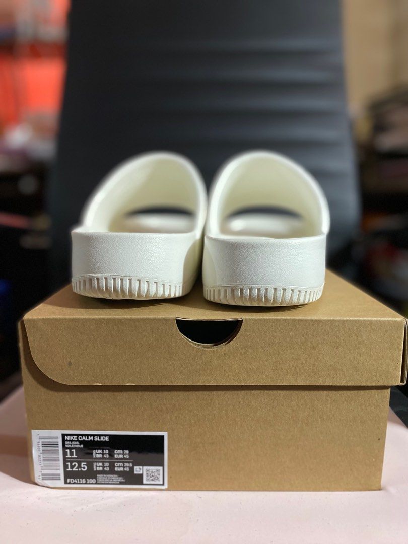 Nike Calm Slide Sail, Men's Fashion, Footwear, Slippers & Slides on ...