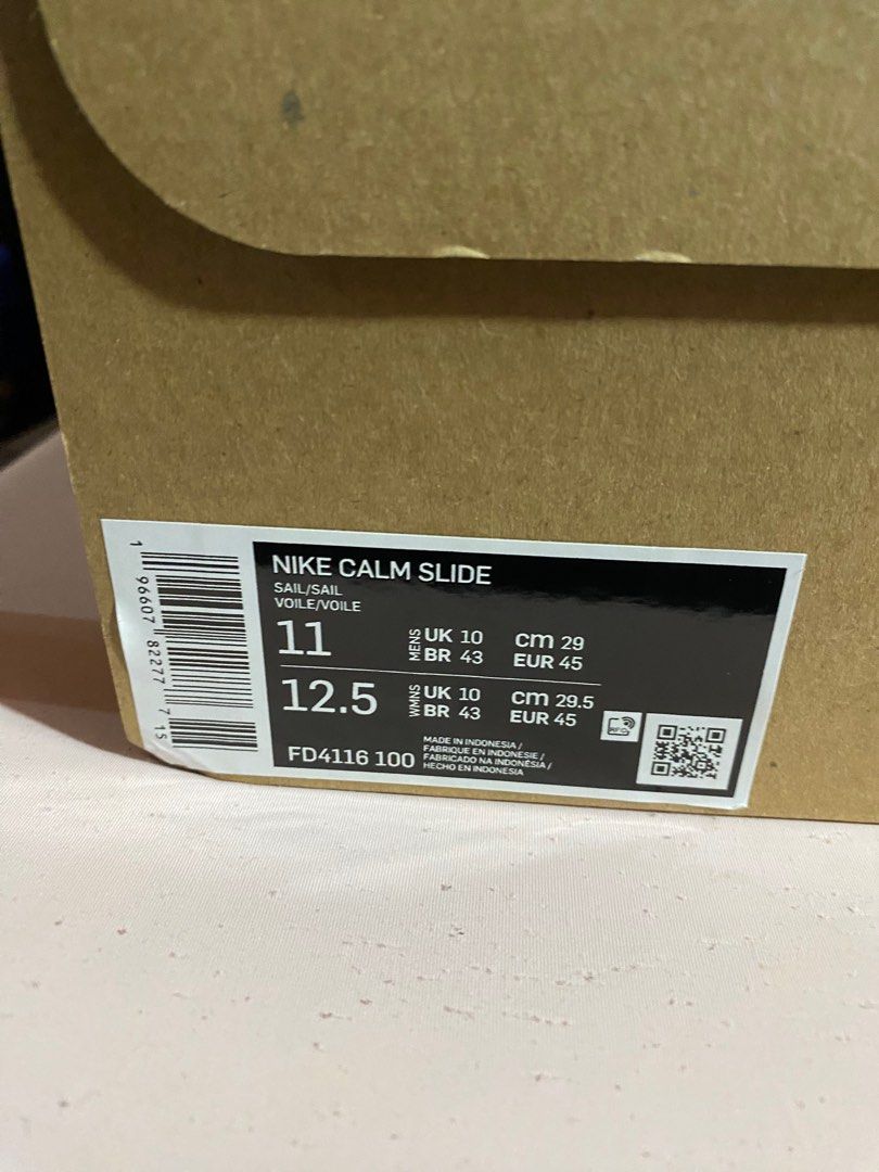 Nike Calm Slide Sail, Men's Fashion, Footwear, Slippers & Slides on ...