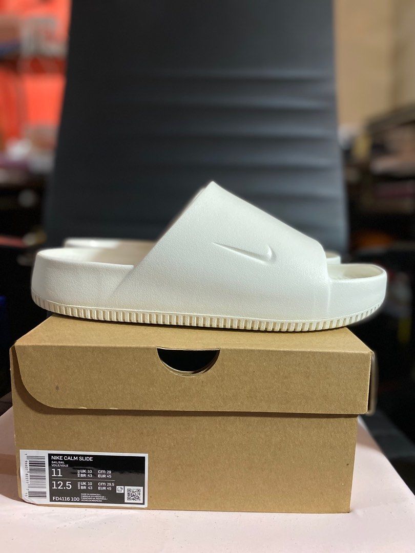 Nike Calm Slide Sail, Men's Fashion, Footwear, Slippers & Slides on ...