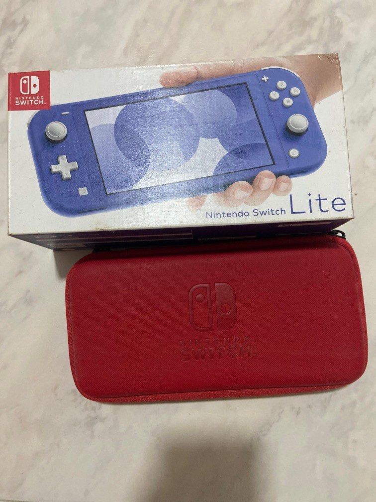 Nintendo Switch Lite Blue, Video Gaming, Video Game Consoles, Nintendo ...