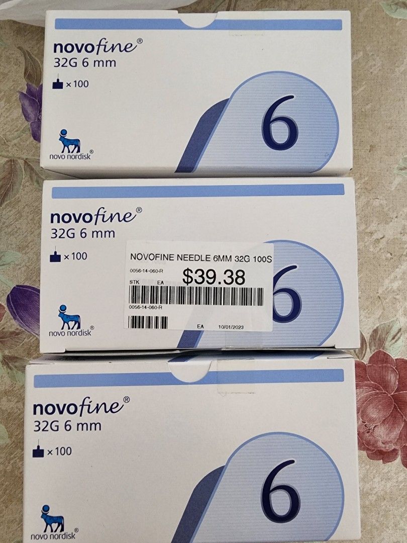 Novofine 32G 6mm needle, Health & Nutrition, Medical Supplies & Tools ...