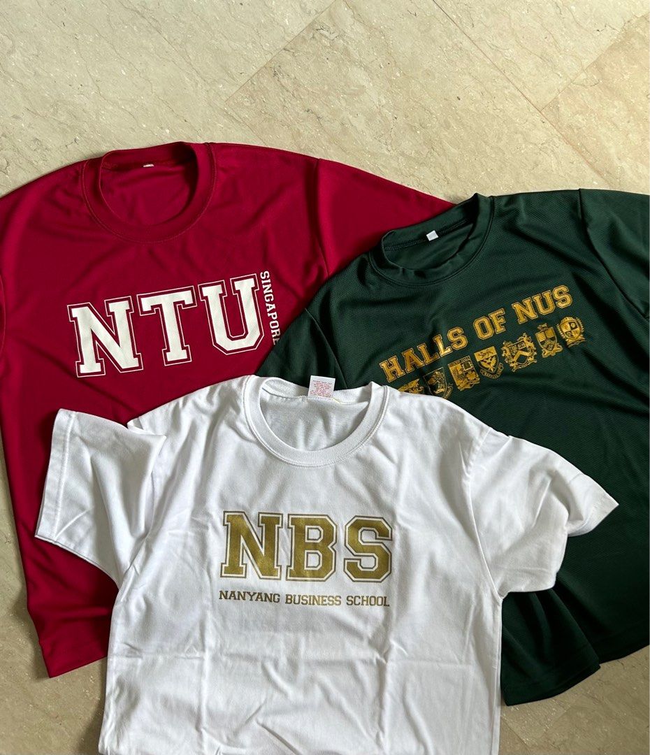 nus/ntu/nbs uni t shirts, Women's Fashion, Tops, Shirts on Carousell