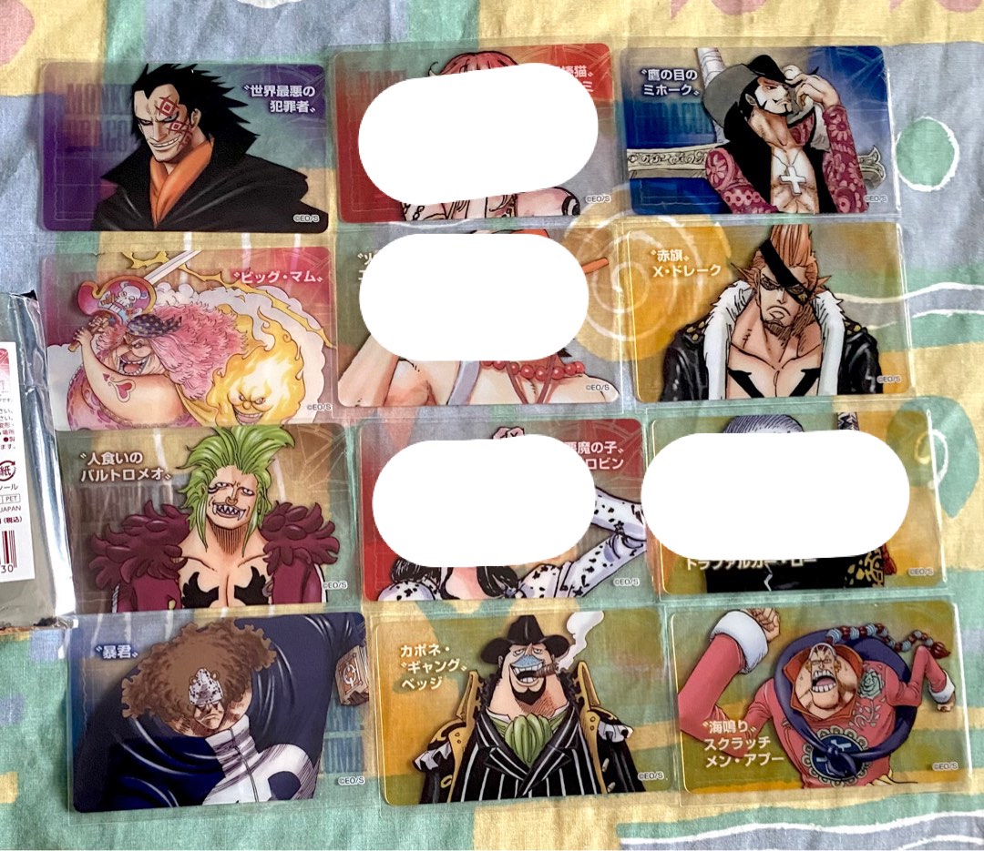 One piece clear card set from shonen jump, Hobbies & Toys, Toys & Games ...