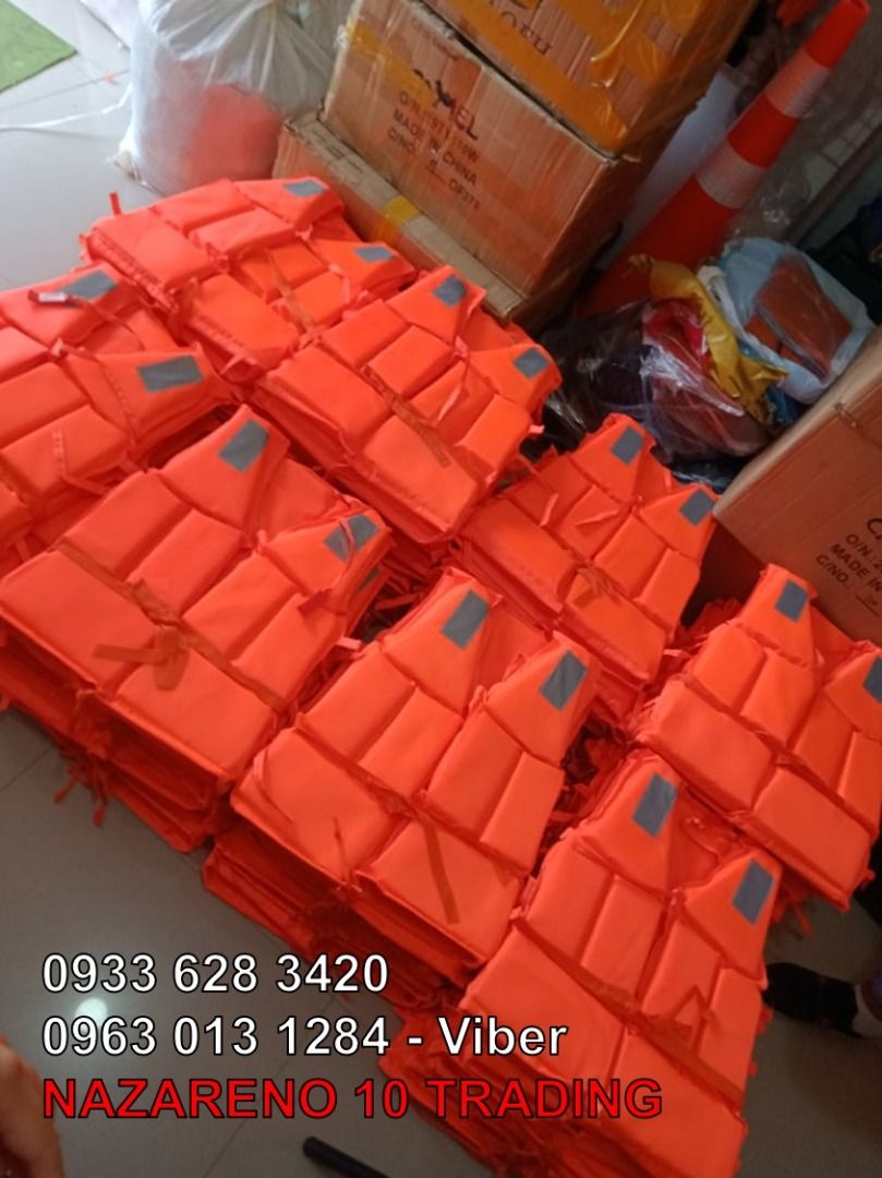 ORDINARY LIFE VEST LIFE JACKET ORANGE on Carousell