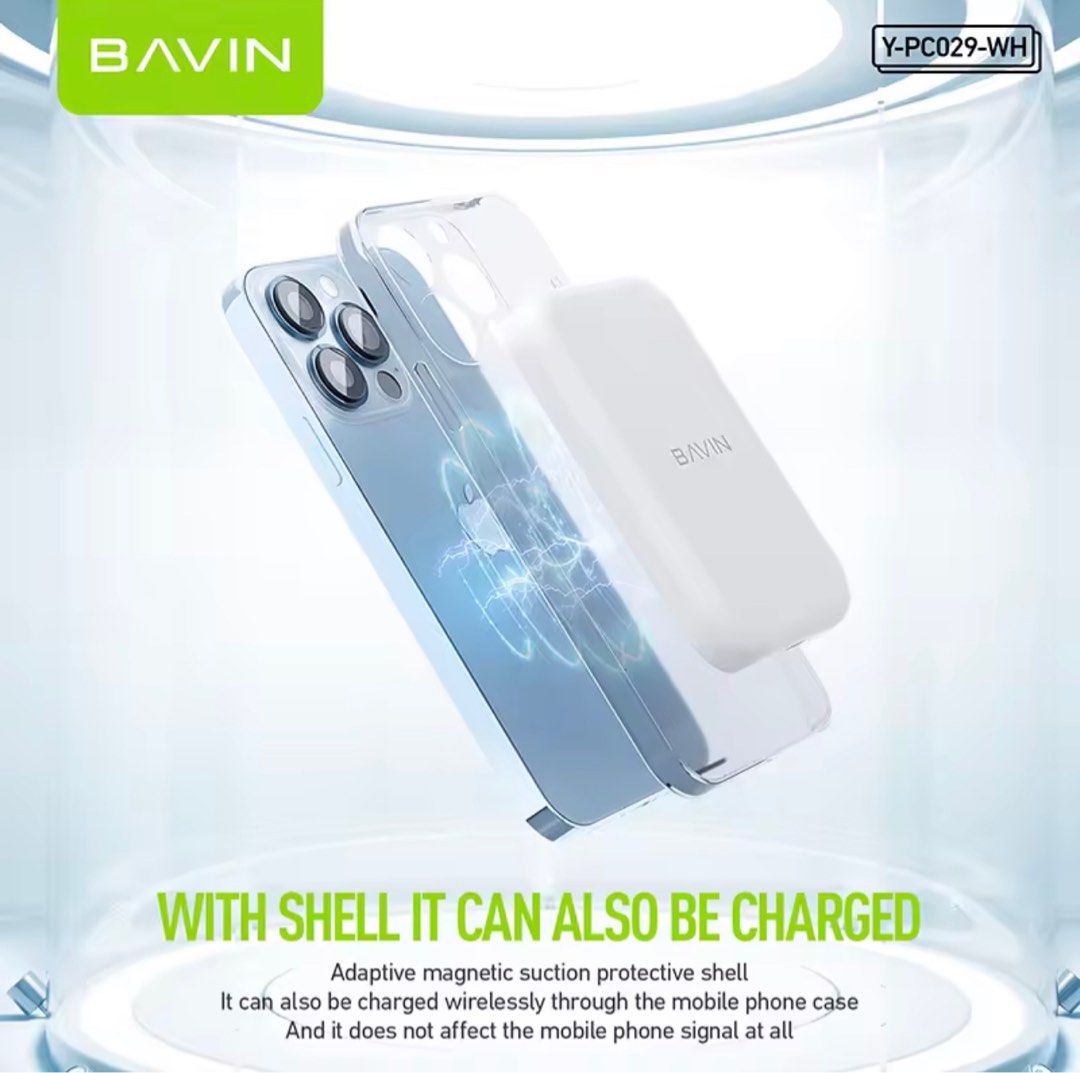 Original Bavin Wireless Powerbank, Mobile Phones & Gadgets, Mobile ...