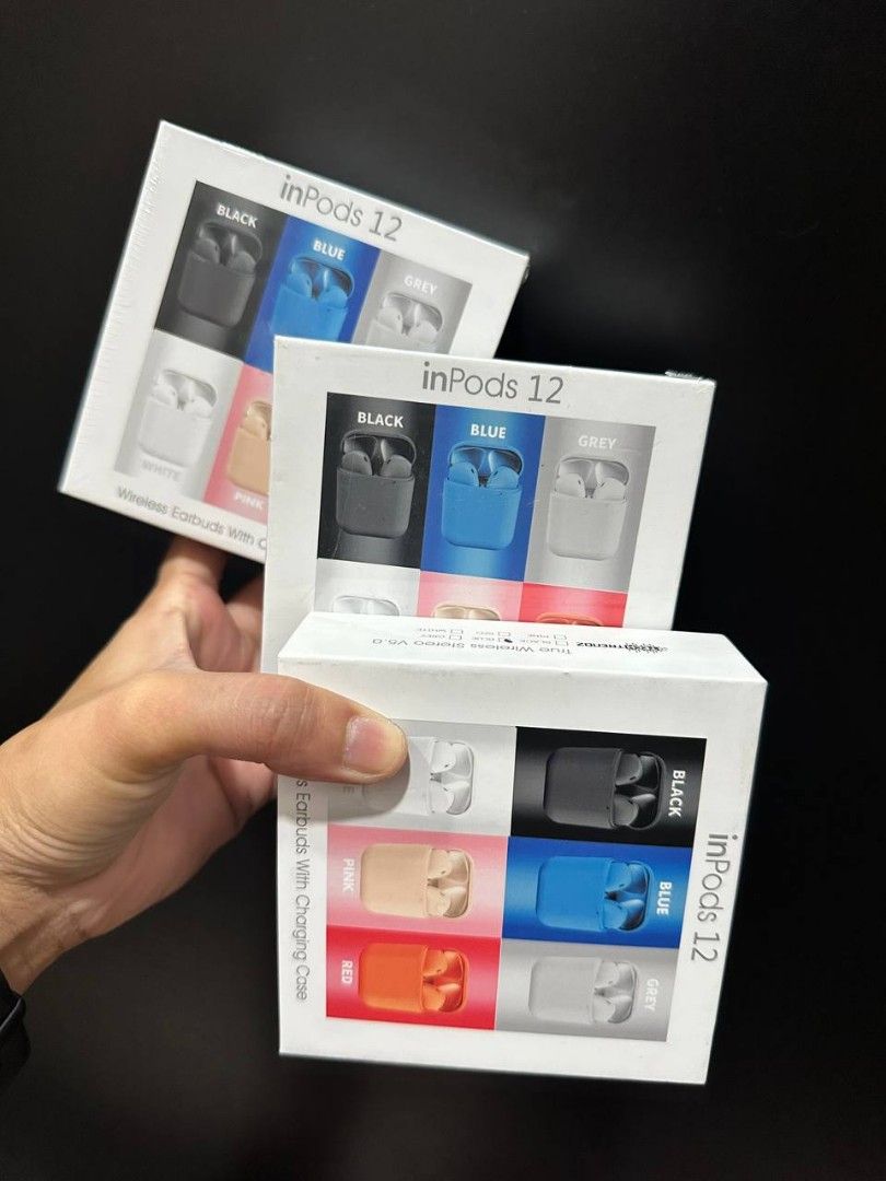 Original InPods 12 Wireless Earbuds with Charging Case on Carousell
