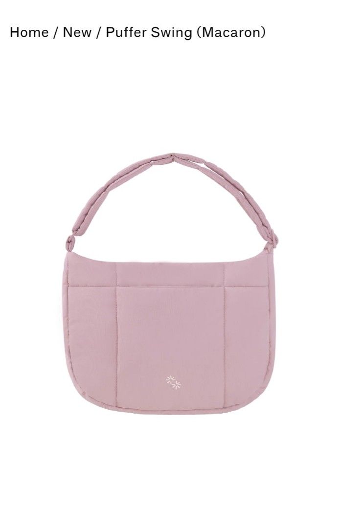 Paper bunny puffer swing macaron, Women's Fashion, Bags & Wallets ...