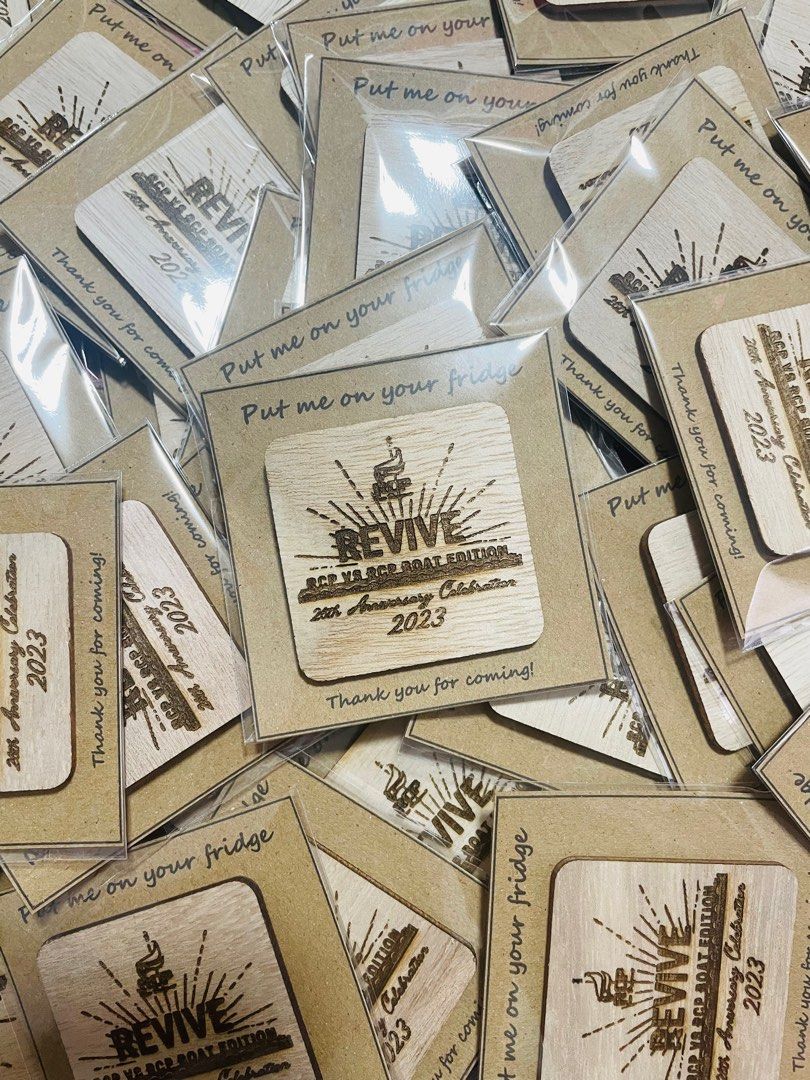 Personalized Wooden Ref Magnet, Hobbies & Toys, Stationary & Craft ...