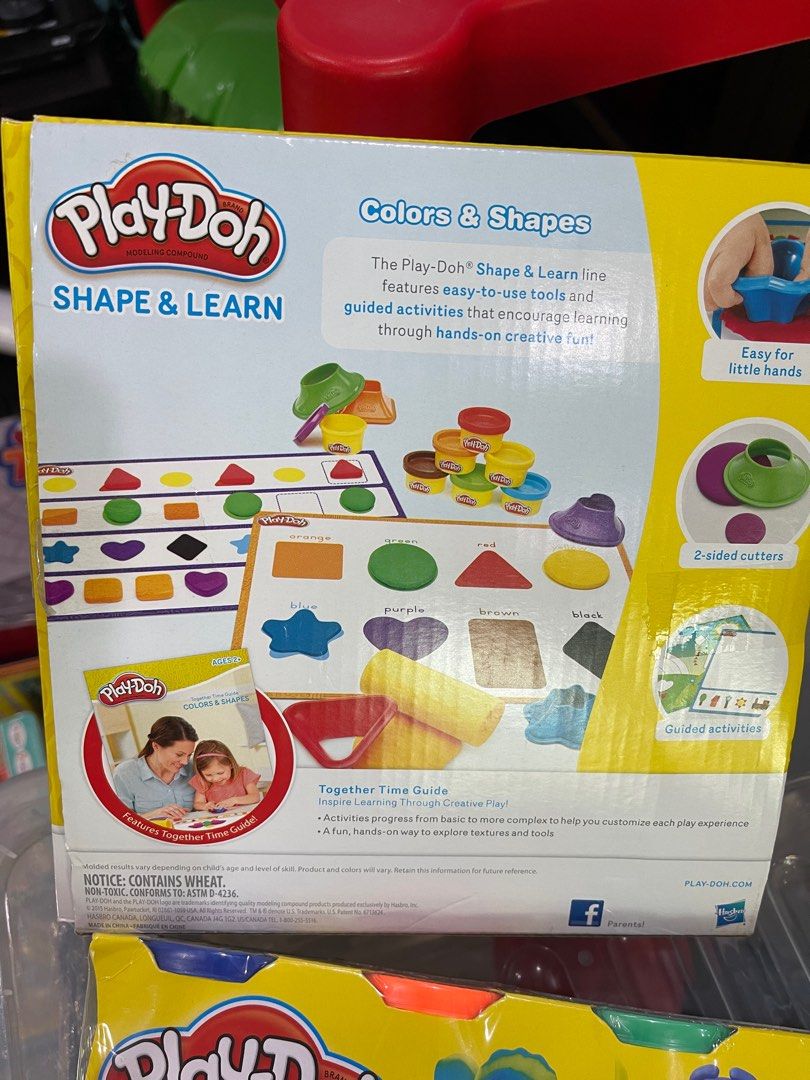 Playdoh shapes and learn, Hobbies & Toys, Toys & Games on Carousell
