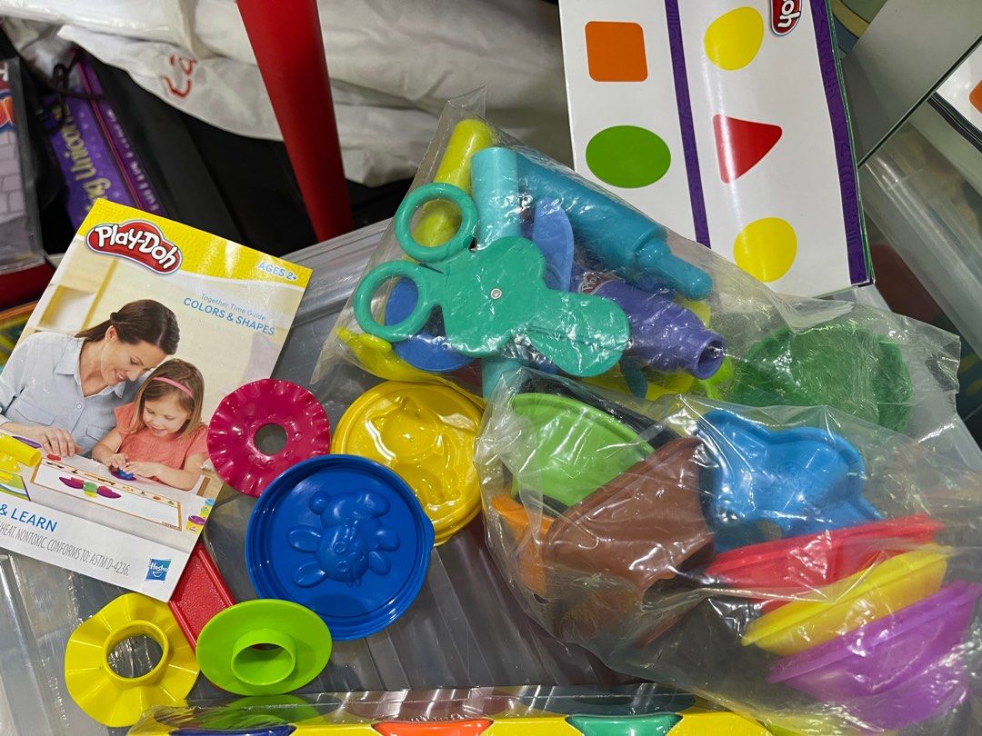 Playdoh shapes and learn, Hobbies & Toys, Toys & Games on Carousell
