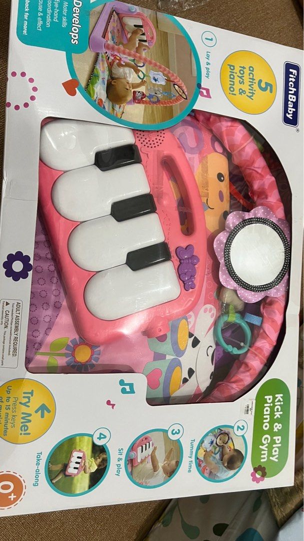 Playgym Mothercare Fitch Baby Kick & Play Piano Gym, Bayi & Anak ...