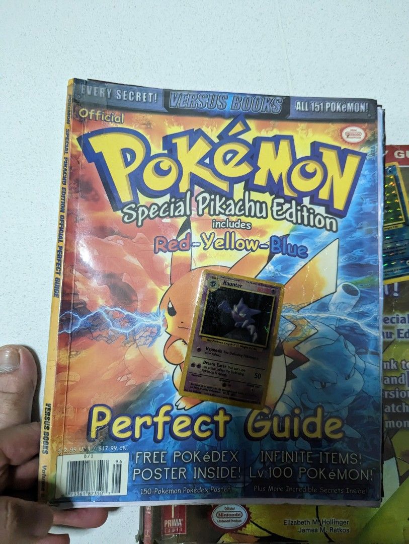Pokemon game guide book strategy gold silver HeartGold SoulSilver leaf ...