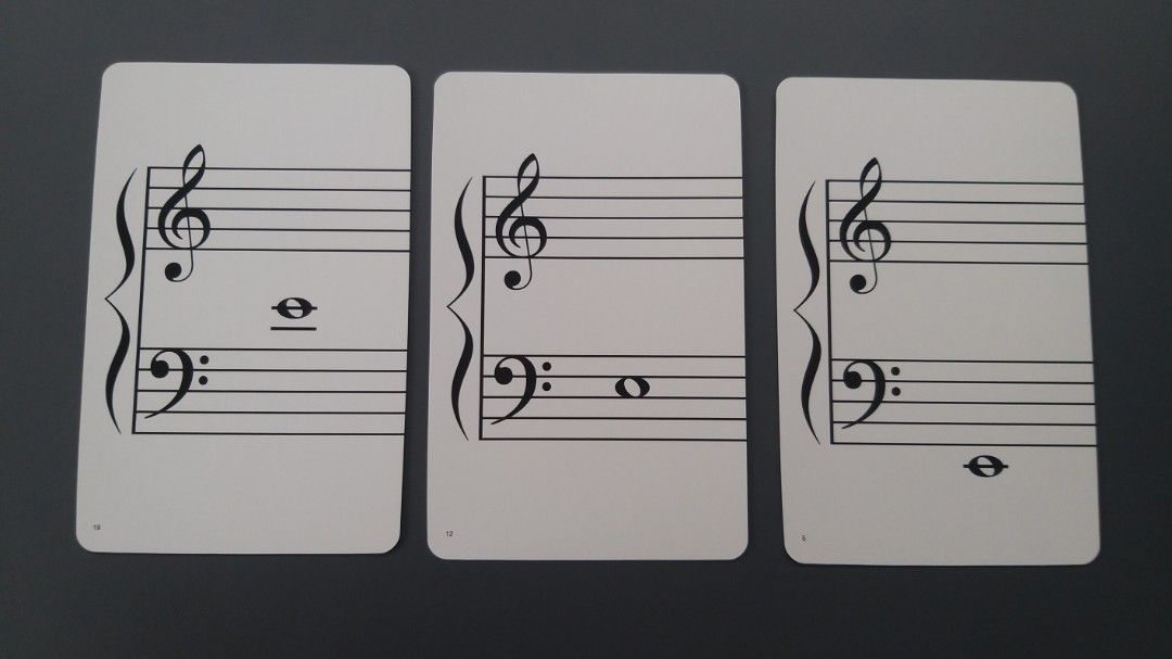 Pokemon Gengar Music Notes Piano Cards E note, Hobbies & Toys, Toys ...