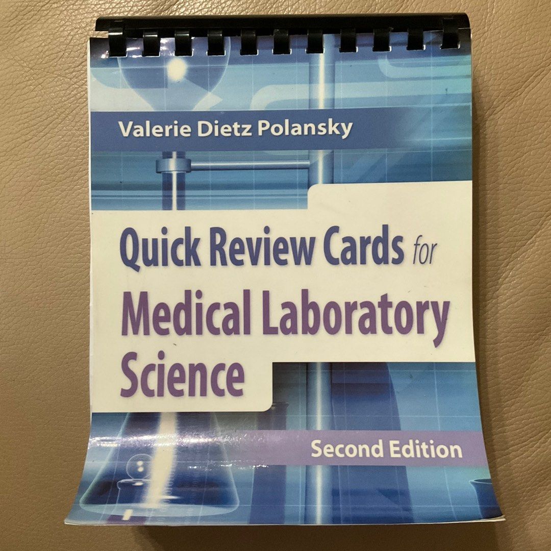 POLANSKY Quick Review Cards for Medical Laboratory Science 2nd Edition ...