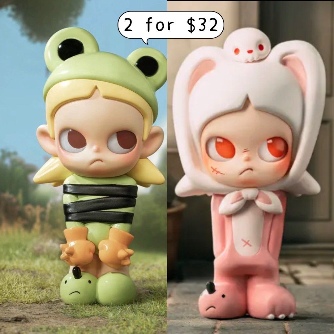 Popmart Zsiga Rabbit / frog, Hobbies & Toys, Toys & Games on Carousell