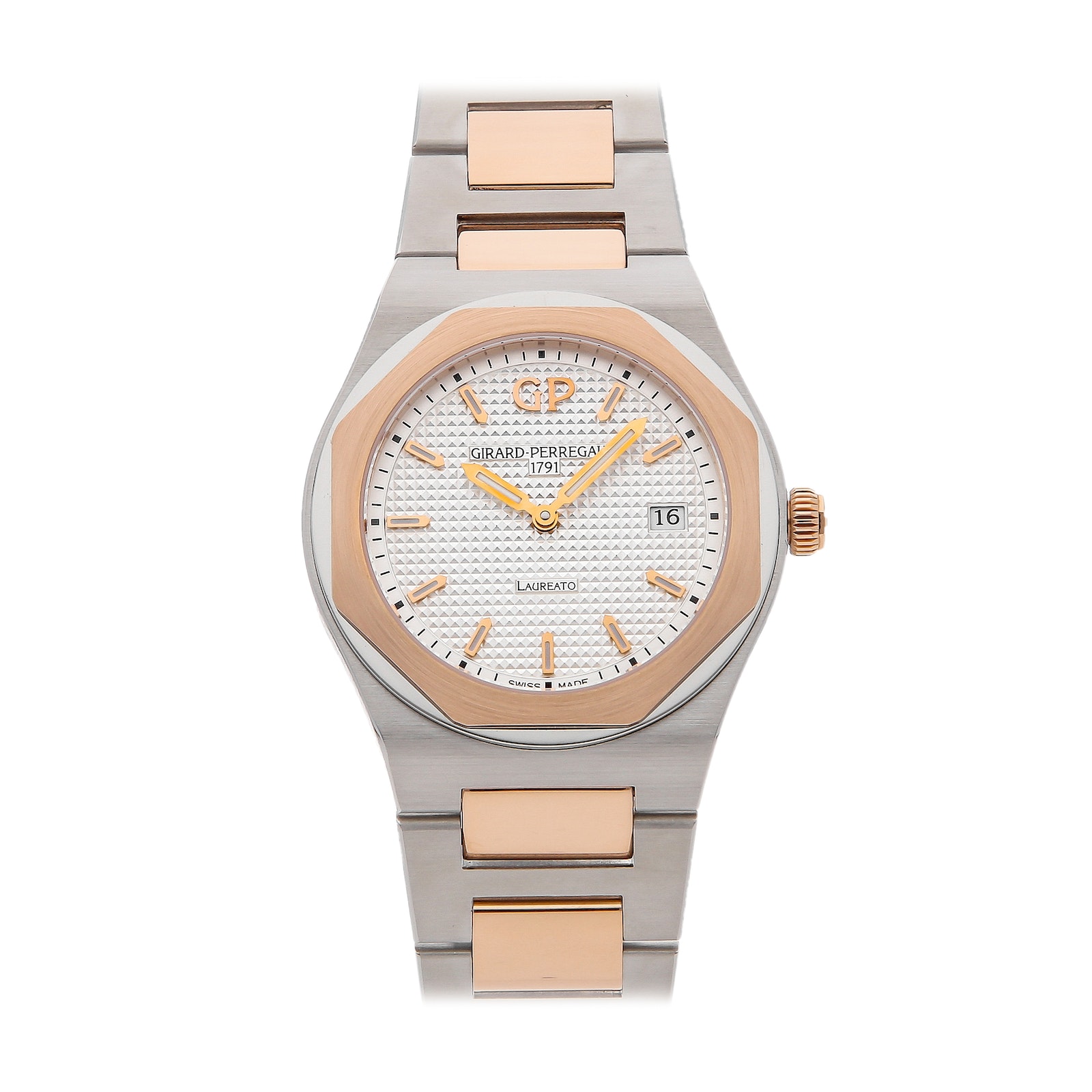 Pre-Owned Girard-Perregaux Laureato 80189-56-132-56A, Luxury, Watches ...