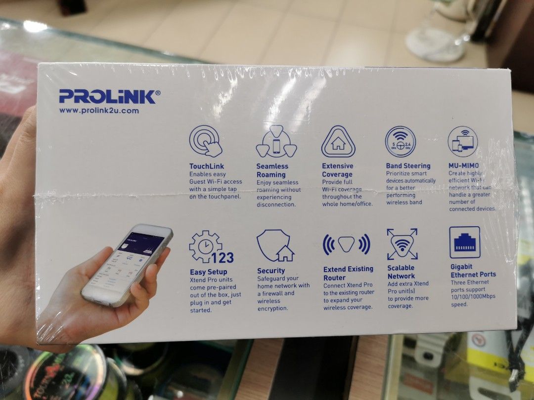Prolink Xtend Pro Mesh WiFi System, Computers & Tech, Parts ...