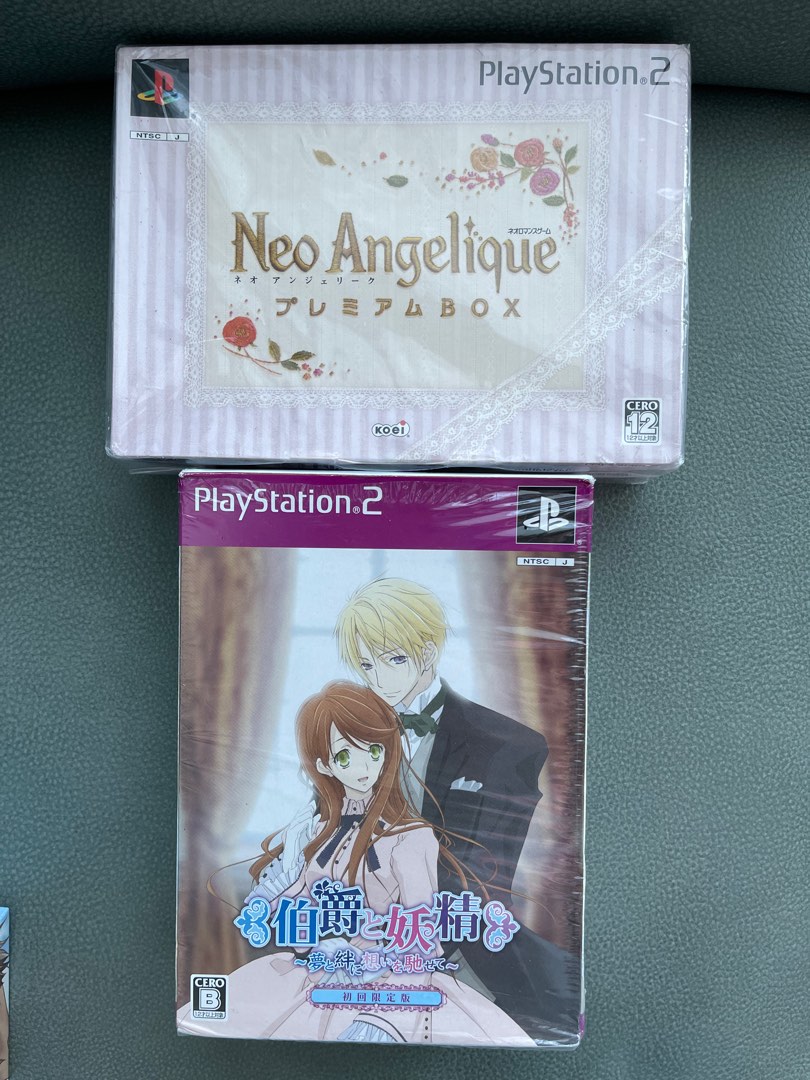 PS2 game Neo Angelique Premium Box / 伯爵與妖精 初回限定版, 電子遊戲, 電子遊戲 ...