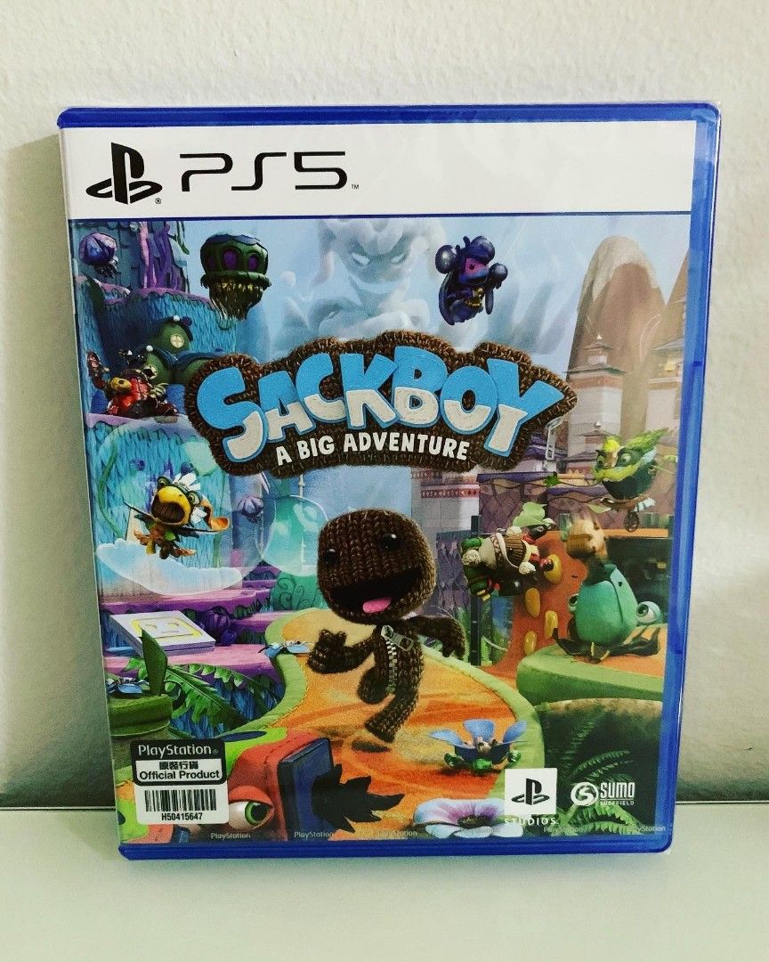 PS5 Games Sackboy: A Big Adventure (BNIB), Video Gaming, Video Games ...