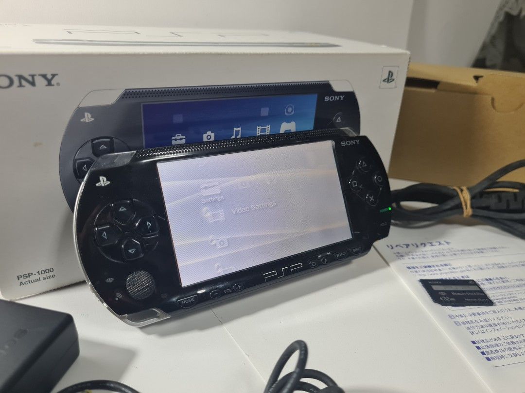 PSP-1000 Black with Original PSP Memory Stick Duo: Unleash the Power of ...