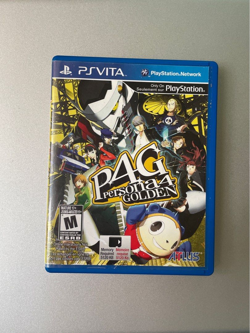 PSVITA game: P4G PERSONA 4 GOLDEN (rated M17+) on Carousell