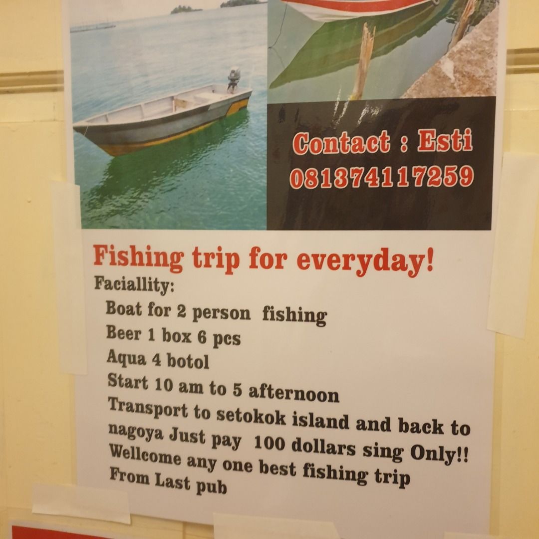PULAU SETOKOK BARELANG batam Fishing trip, Tickets & Vouchers, Vouchers ...