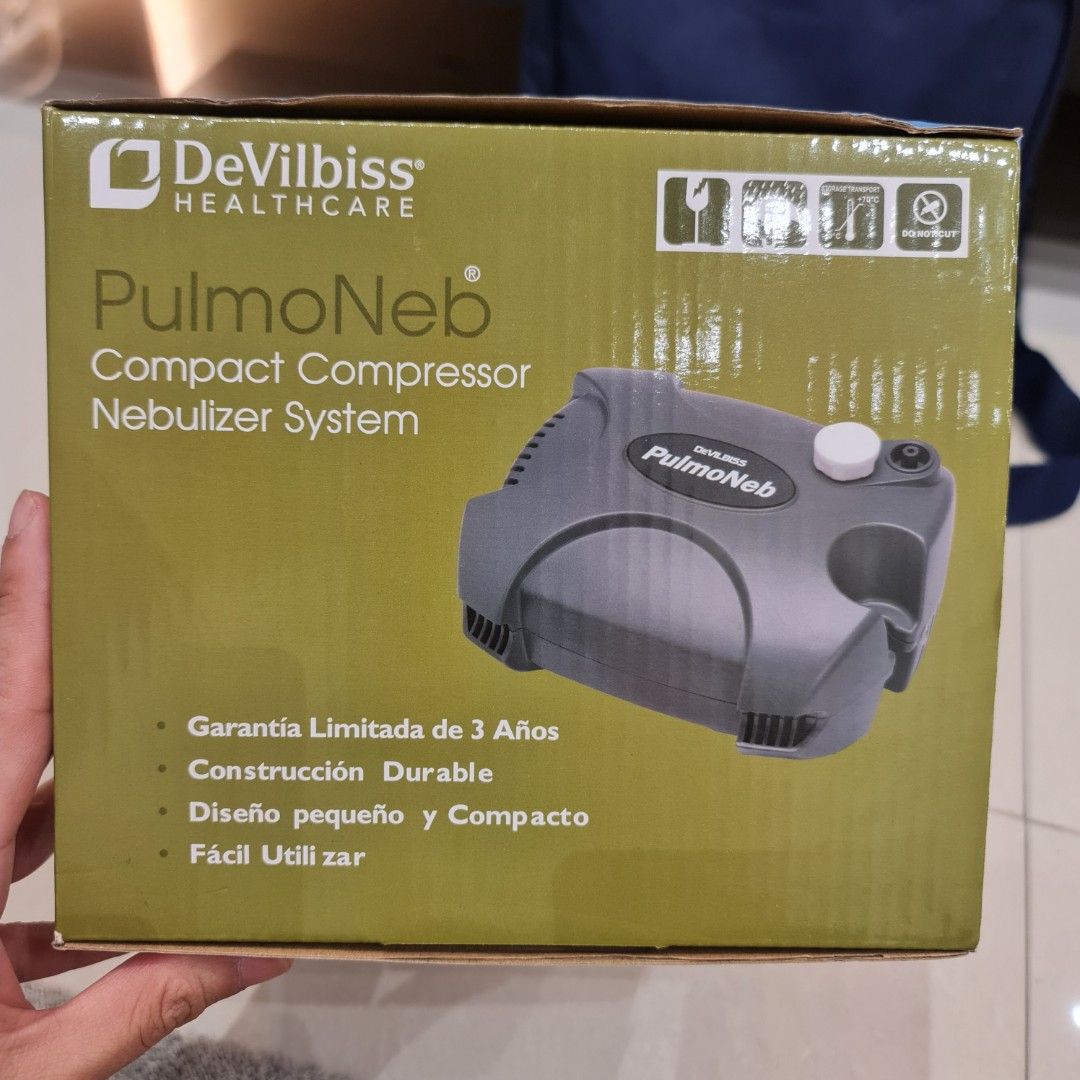 Pulmoneb Nebulizer - Complete with box, Health & Nutrition, Health ...