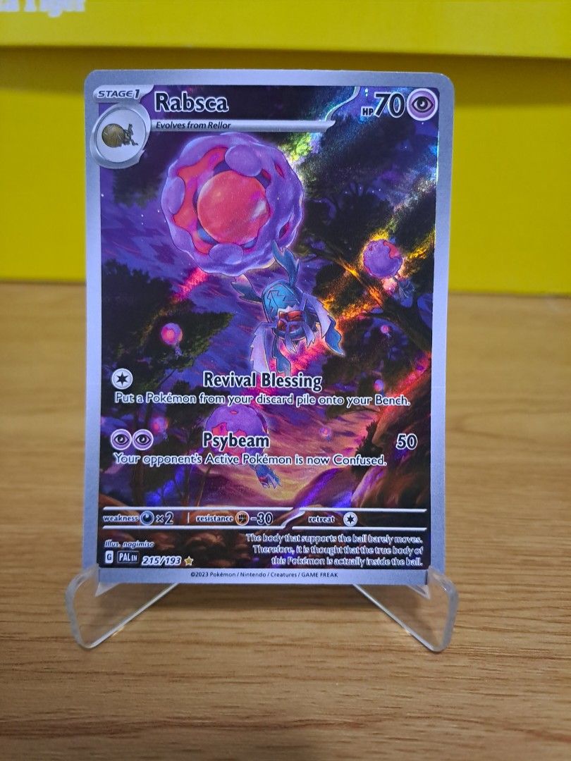 Rabsca Paldea Evolved Pokemon Card, Hobbies & Toys, Toys & Games on ...