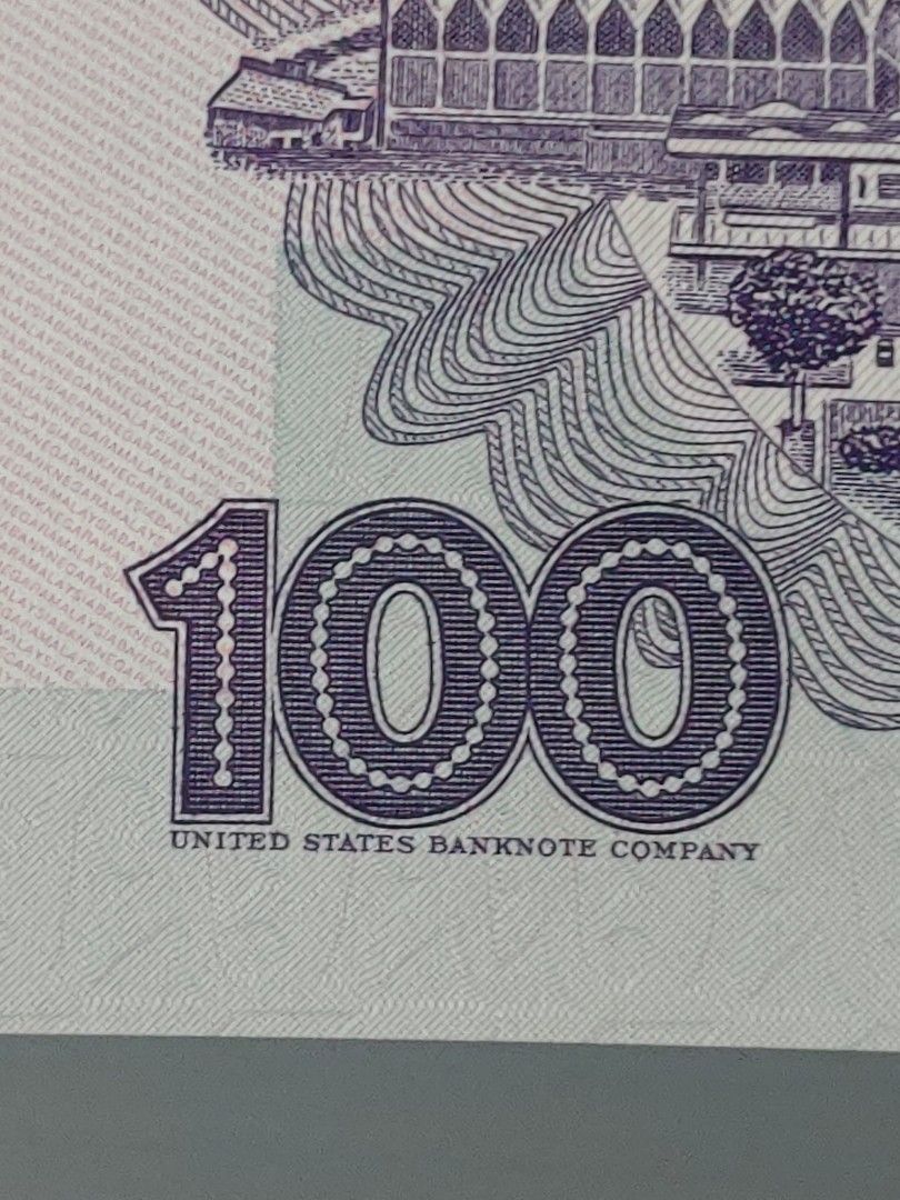 Rare US Banknote Printer RM100 Jaafar Hussein, Hobbies & Toys ...