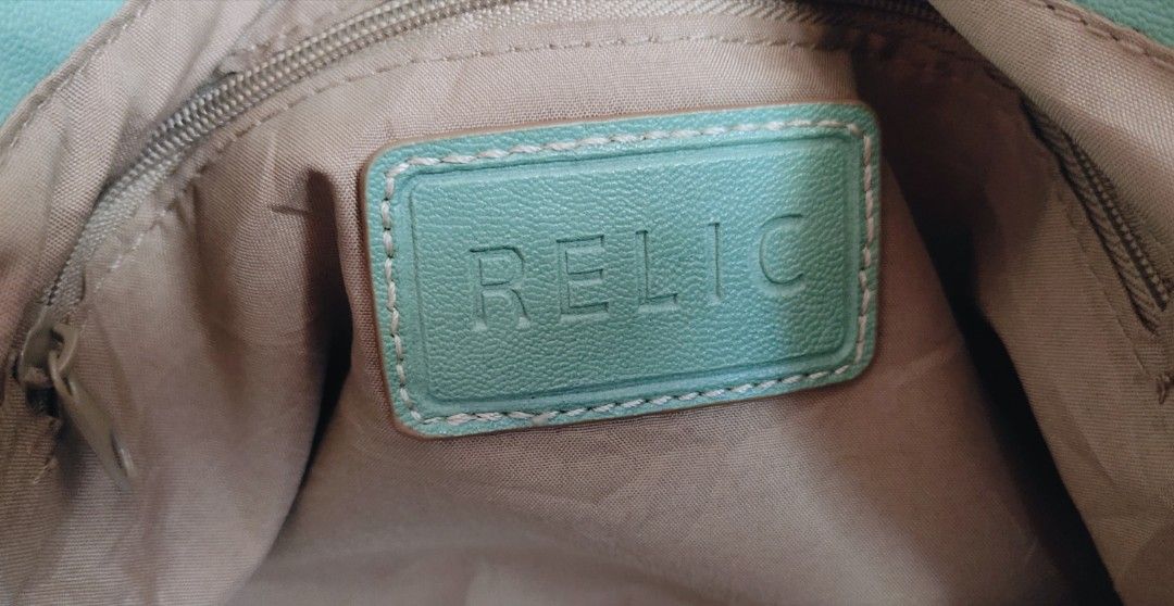 Authentic Relic by Fossil mint green shoulder bag, Women's Fashion ...
